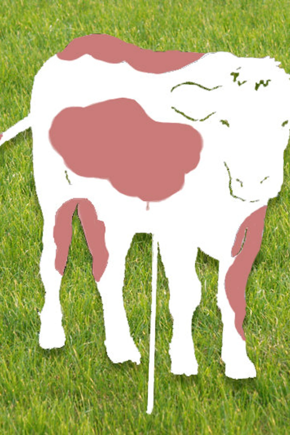 Cow Garden Stake or Wall Hanging – Rustica Ornamentals