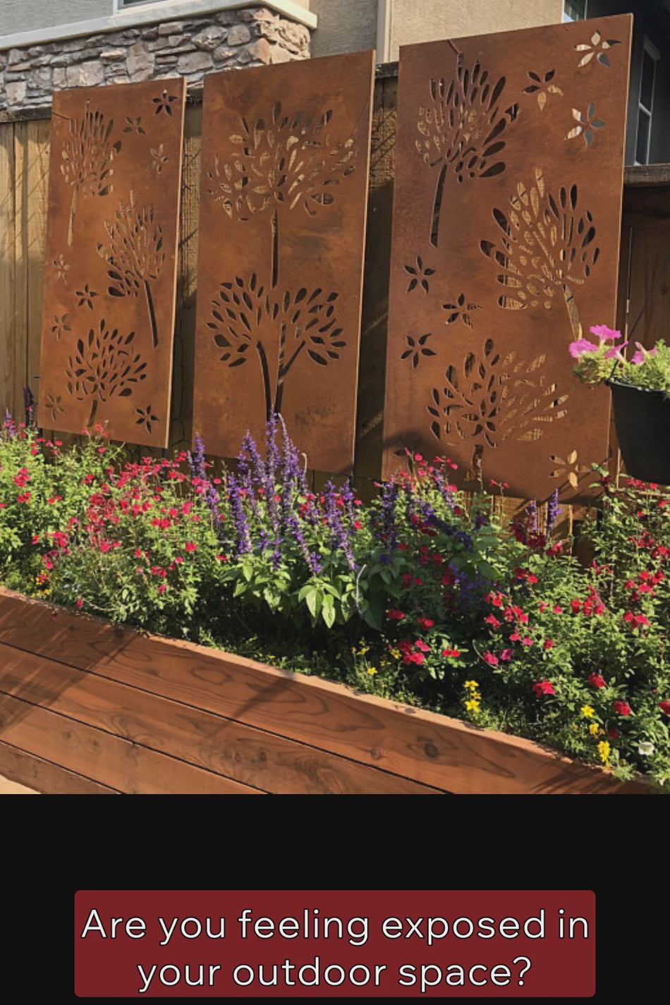Custom Privacy Screen or Custom Metal Wall Art – Rustica Ornamentals