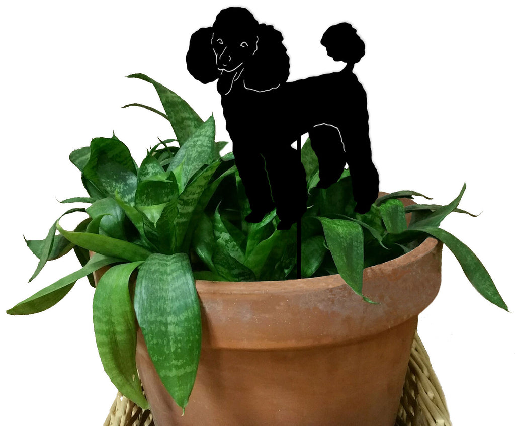 Poodle Plant Stake / Dog Memorial – Rustica Ornamentals