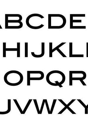 Blair Font Rustic House Numbers or Letters (Set of 2) – Rustica Ornamentals