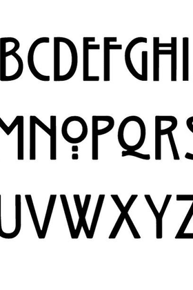 Mission Style House Numbers or Letters (Set of 3) – Rustica Ornamentals