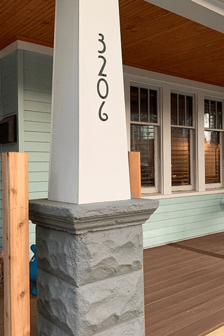 Mission Style House Numbers or Letters (Set of 3) – Rustica Ornamentals