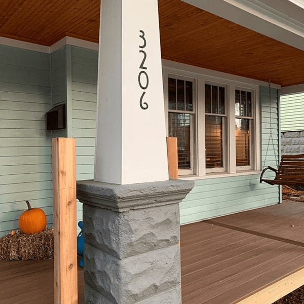 Mission Style House Numbers or Letters (Set of 3) – Rustica Ornamentals