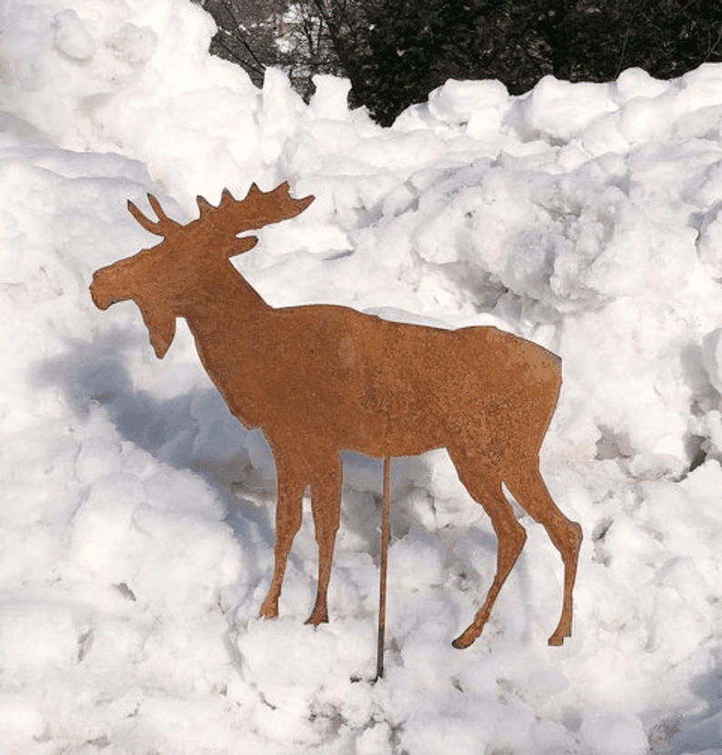 Metal Moose or Moose Wall Art – Rustica Ornamentals