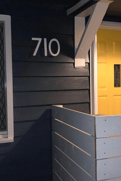 Mission Style House Numbers or Letters (Set of 3) – Rustica Ornamentals